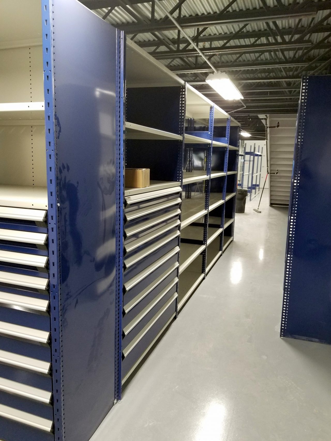 Parts room shelving in Connecticut, Massachusetts, and Rhode Island