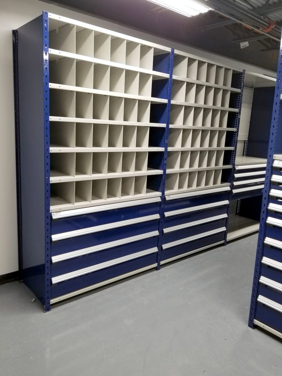 Parts room shelving in Connecticut, Massachusetts, and Rhode Island