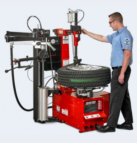 Buy Hunter Tire Changers for Automotive Service Shops in CT, RI and MA