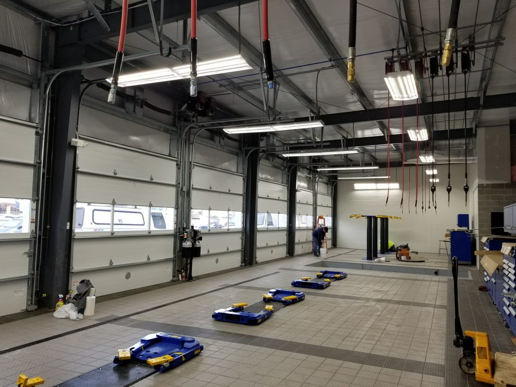 Supply, inspection, and fitting of Rotary Lifts